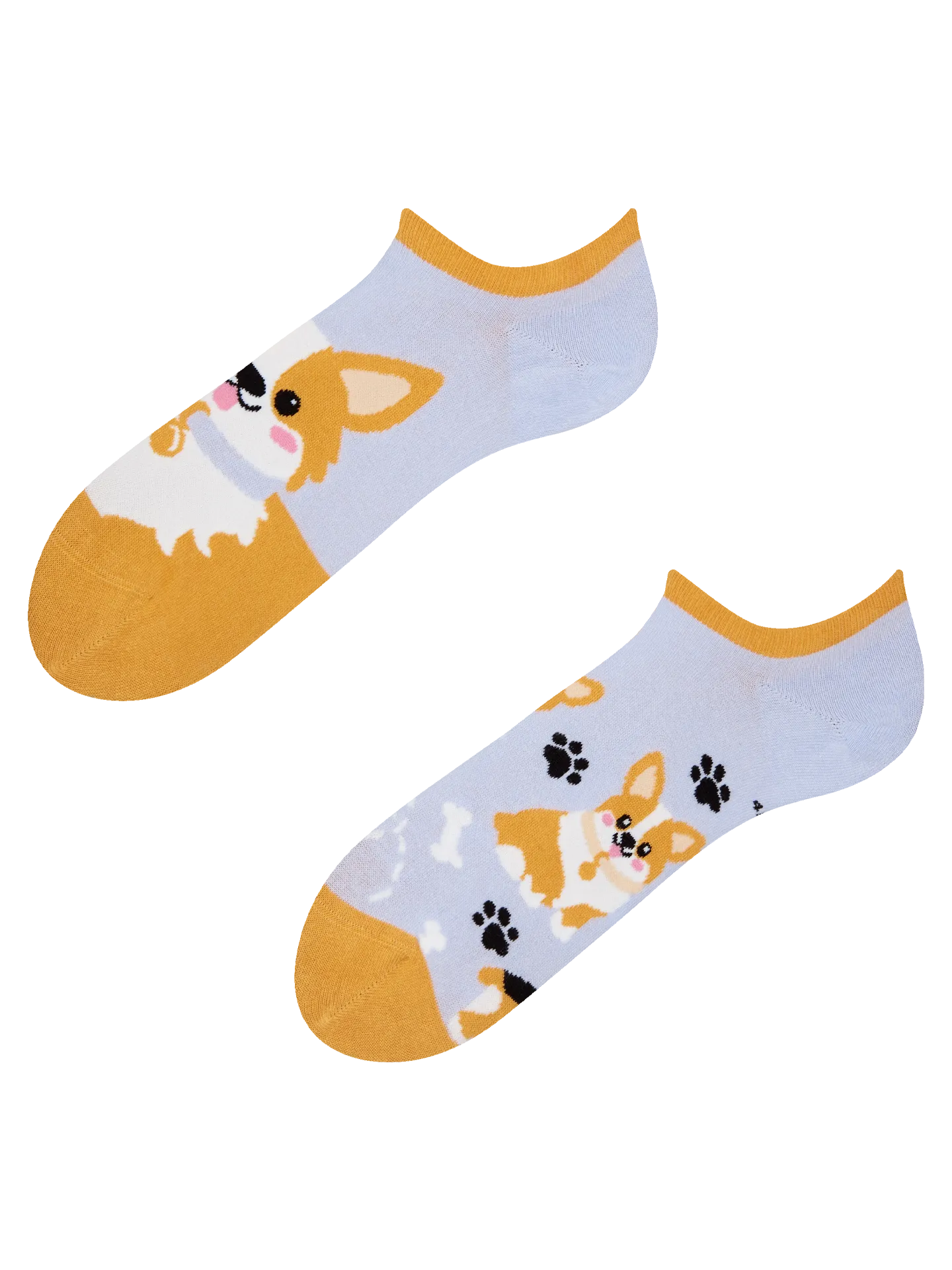 Lustige Sneakersocken Corgi-Hund – Dedoles